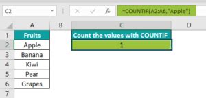 COUNTIF Excel Function Formula Examples How To Use