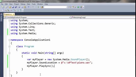 Play WAV Sound File Using C YouTube