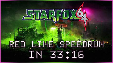 Star Fox 64 Red Line Speedrun In 33m16s Youtube