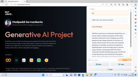 generativeai tools ai chatbotdevelopment voicebot nxtwaveccbp
