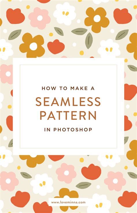 How To Make A Seamless Pattern In Photoshop Seamless Patterns Photoshop Adobe Photoshop Tutorial