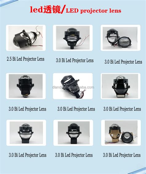 Dland Retrofit Conversion Kit Car Hid Xenon Headlight Projector Lens