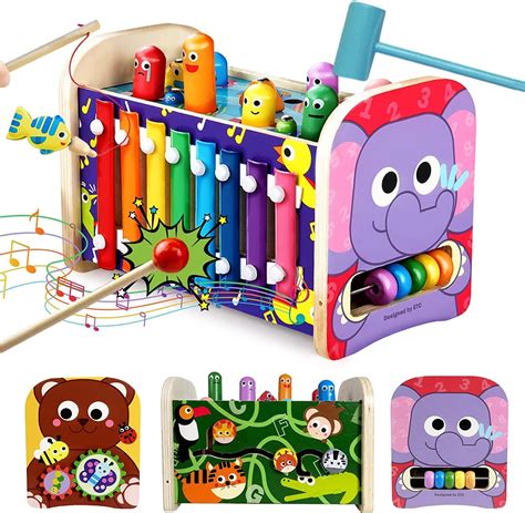 Cheffun Juguetes Montessori Para Niños Pequeños 8 En 1 Juguetes