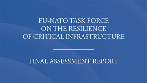 Nato Eu Issue Report On Critical Infrastructure Resilience Mirage News