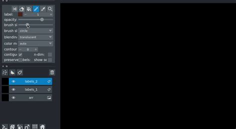 Labels Layer Brush Size Not Updating When Layer Switched With Keybinding · Issue 2390 · Napari