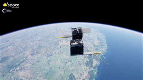 M2 Cubesat Separation And Formation Flying Youtube