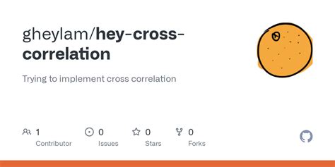 Github Gheylamhey Cross Correlation Trying To Implement Cross