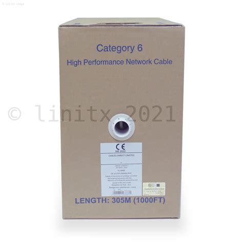 LinITX Pro Series M Cat Ethernet Patch Cable UTP Reel