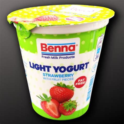 BENNA YOGHURT LIGHT STRAWBERRY 150gr