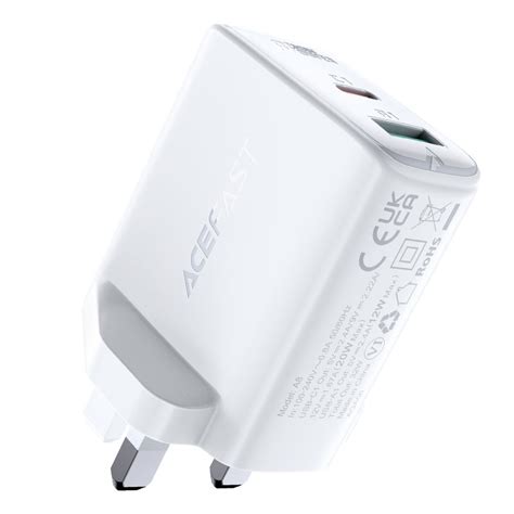 Fast Charge Wall Charger A8 Pd32w 1xusb C 1xusb A Uk I Acefast High