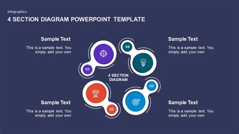 4 Section Diagram Powerpoint Template Slidebazaar