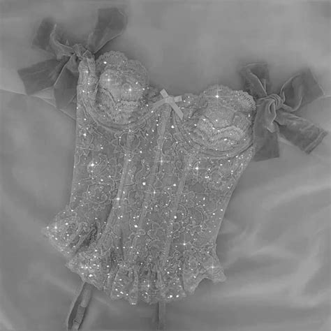 Corset With Sequins And Bows