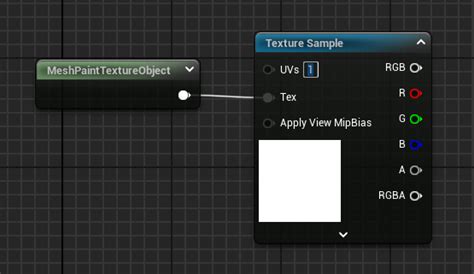 Setting Up A Material And Mesh For Texture Color Painting In Unreal
