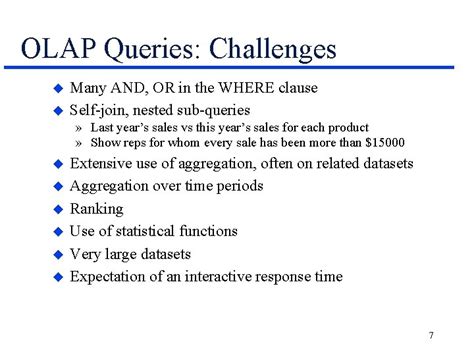 Olap And Data Warehousing Slides Courtesy Of Julia