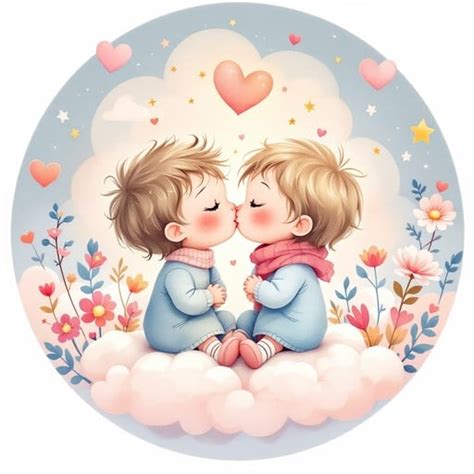 Free Sweet Cloud Romance Image Watercolor Whimsical Romantic Download At Stockcake