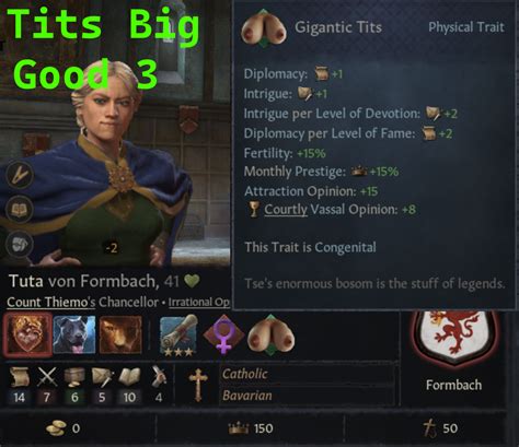 [mod] alternative traits and icons for carnalitas crusader kings 3