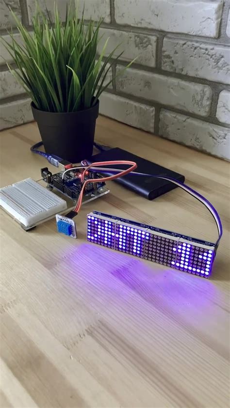 Arduino Uno Dht11 8x8 Max 7219 Ardublock Ardublock