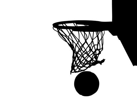 Free Basketball Net Clipart Black And White Download Free Basketball