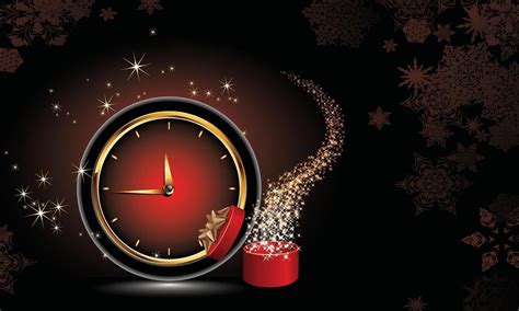 Midnight Countdown With Sparkling T Box 51456694 Vector Art At Vecteezy