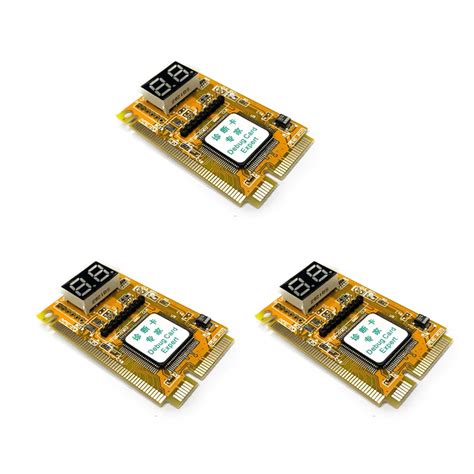 3 In 1 Debug Card Mini Pci Pci E Lpc Pc Laptop Analyzer Tester
