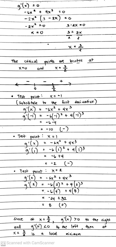 [solved] Find The Relative Extrema Points Of The Function If They