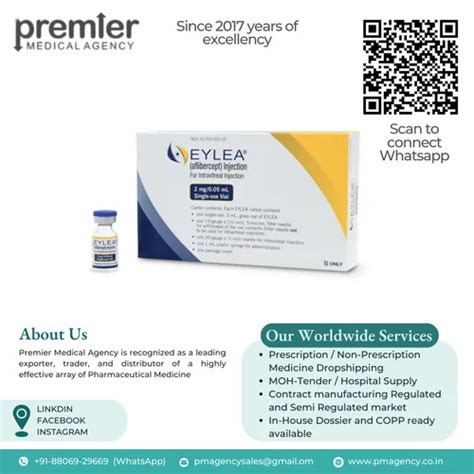 Eylea Aflibercept Injection 40 Mg At ₹ 32000 Box Nagpur Id 2852488474462