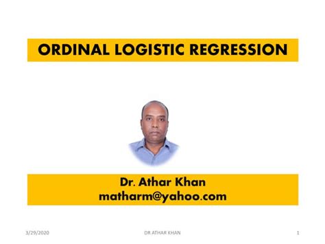 ordinal logistic regression pdf