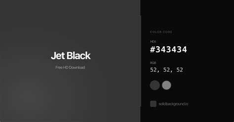 Solid Jet Black Background 343434 Free Download