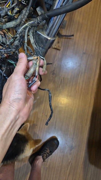 Cb750 배선 간소화 작업 배선간소화를 하는이유 배선간소화 할리데이비슨 Cb750 쉐도우1100 오토바이led튜닝