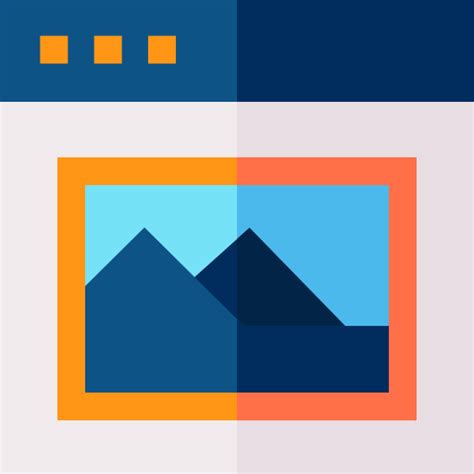 Website Basic Straight Flat Icon