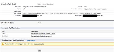 Workflow Rule To Create Task Not Working Help Salesforce Stack
