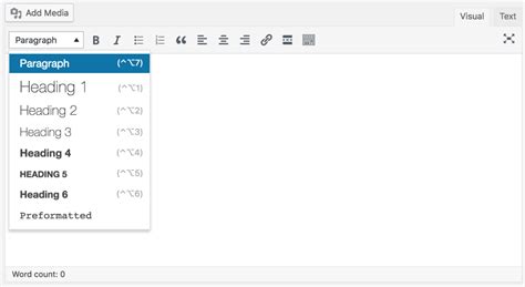 classic content editor overview learn wordpress