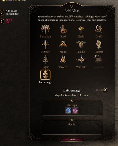 Fileadding Classes And Subclasses 37png Baldurs Gate 3 Modding