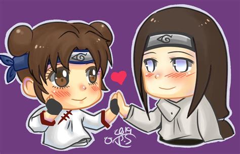 Chibi Neji And Tenten