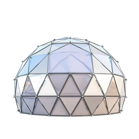 Modern Architectural Design Of A Glass And Metal Geodesic Dome Structure 59040656 Png