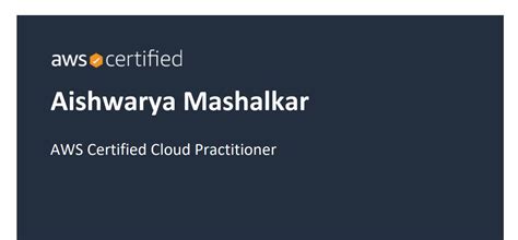 Aishwarya M On Linkedin Aws Cloudcomputing Certification Businessanalytics Opentowork…