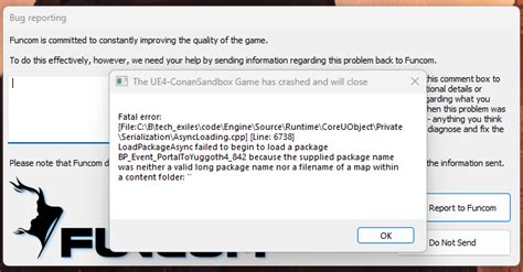 Help I Cant Load Into Server Keep Getting This Error PC Bug Reports