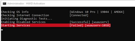 Failed Wuauserv 1058 · Issue 190 · Massgravelmicrosoft Activation Scripts · Github