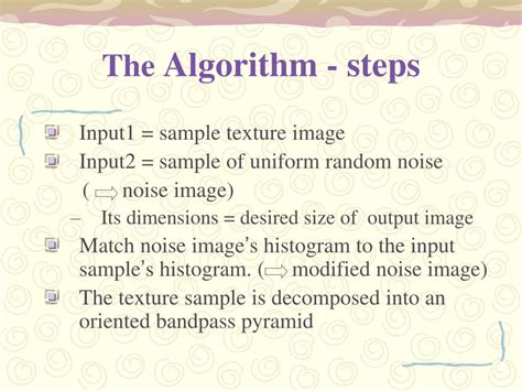 Ppt Pyramid Based Texture Analysis Synthesis Powerpoint Presentation Id5686964