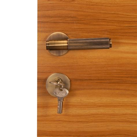 Zinc Alloy With Full Brass 3 Com Key Cylinder And Brass Letch Lock