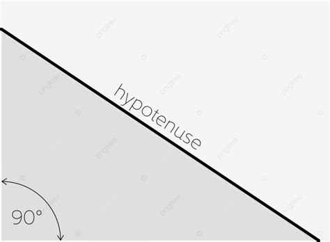 Geometrical Concept Of Hypotenuse A Vector Illustration Depicting The