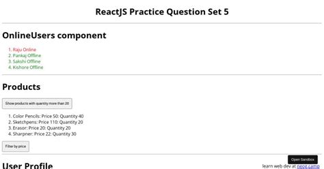 Anupam Prakash On Linkedin Reactjs Practice Question Set 5