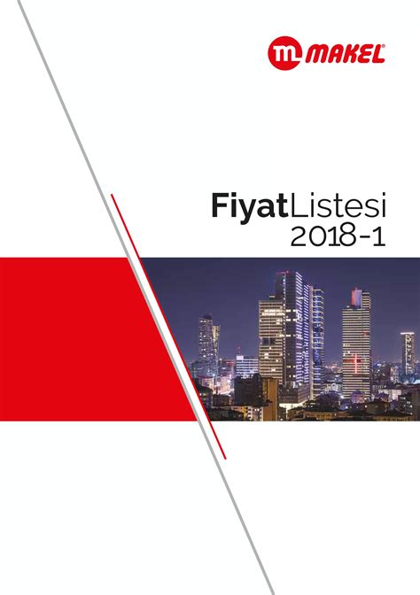 Makel 2018 Fiyat Listesi Pdf
