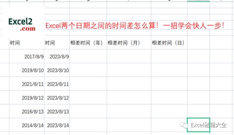 Excel怎么把两个日期相减,excel两个日期之间的时间差怎么算? 趣帮office教程网 Excel怎么把两个日期相减,excel两个日期之间的时间差怎么算? 趣帮office教程网