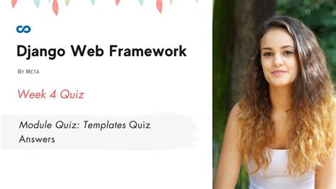 Django Web Framework Week 4 Quiz Answers Module Quiz Templates Youtube