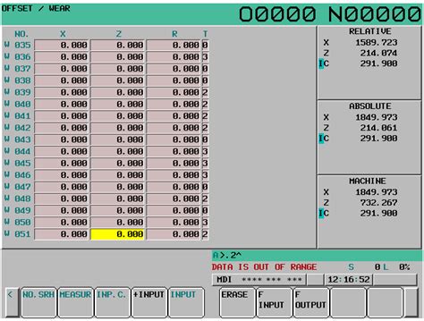 maximum wear offset fanuc parameter 5013 5014 cnc training centre