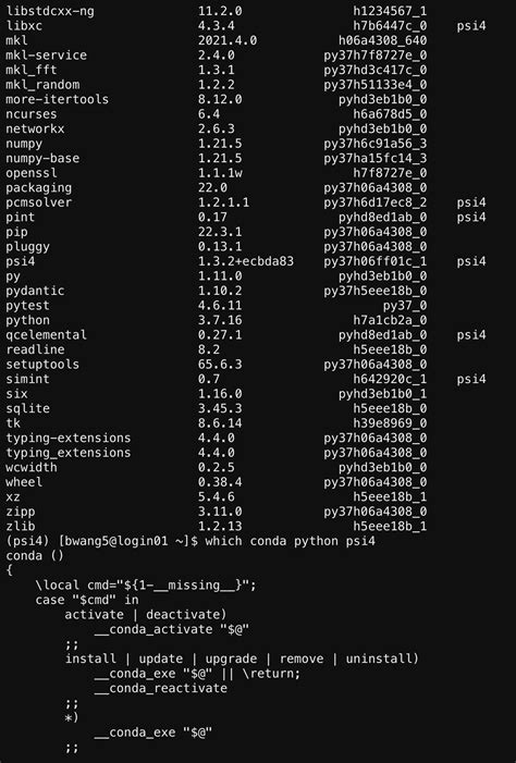Module Not Found Error When Trying To Import Psi4losc Psi4 Open