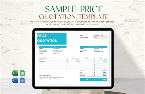 Free Quotation Templates In Excel To Download