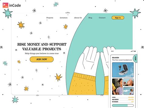 Fundraising Platform For Crowdfunding Uiux Responsive Design By Incode