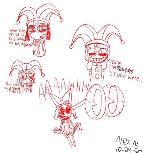 Tadc Pomni Expressions By Somethinyano7 On Deviantart